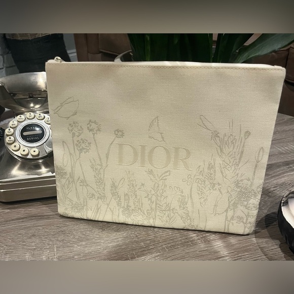 Dior | Bags | Dior Ivory Botanical Limited Edition Poich | Poshmark